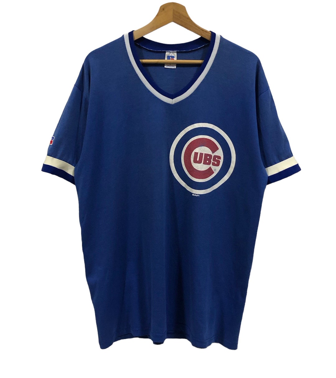 Vintage 1990s MLB Ubs Chicago Cubs Ringer Tees Size L Made in Usa ...