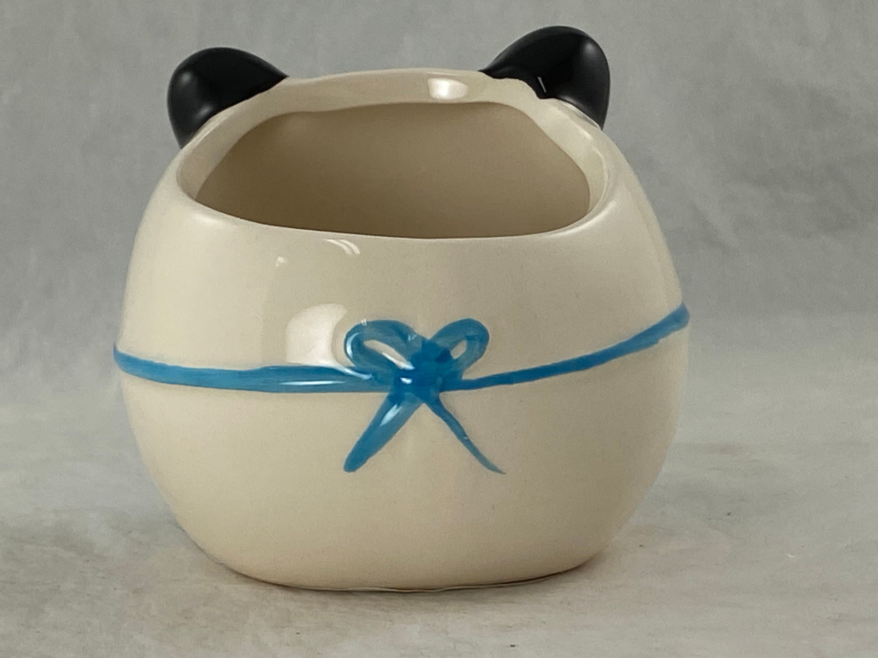 NEW Ceramic Panda Pot for Succulent Bamboo or Cactus | Etsy