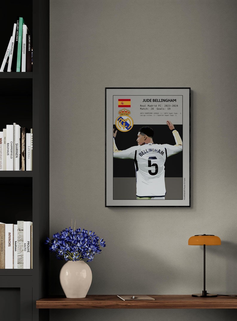 Jude Bellingham Real Madrid Poster. Vector File, Svg, Png, Pdf ...