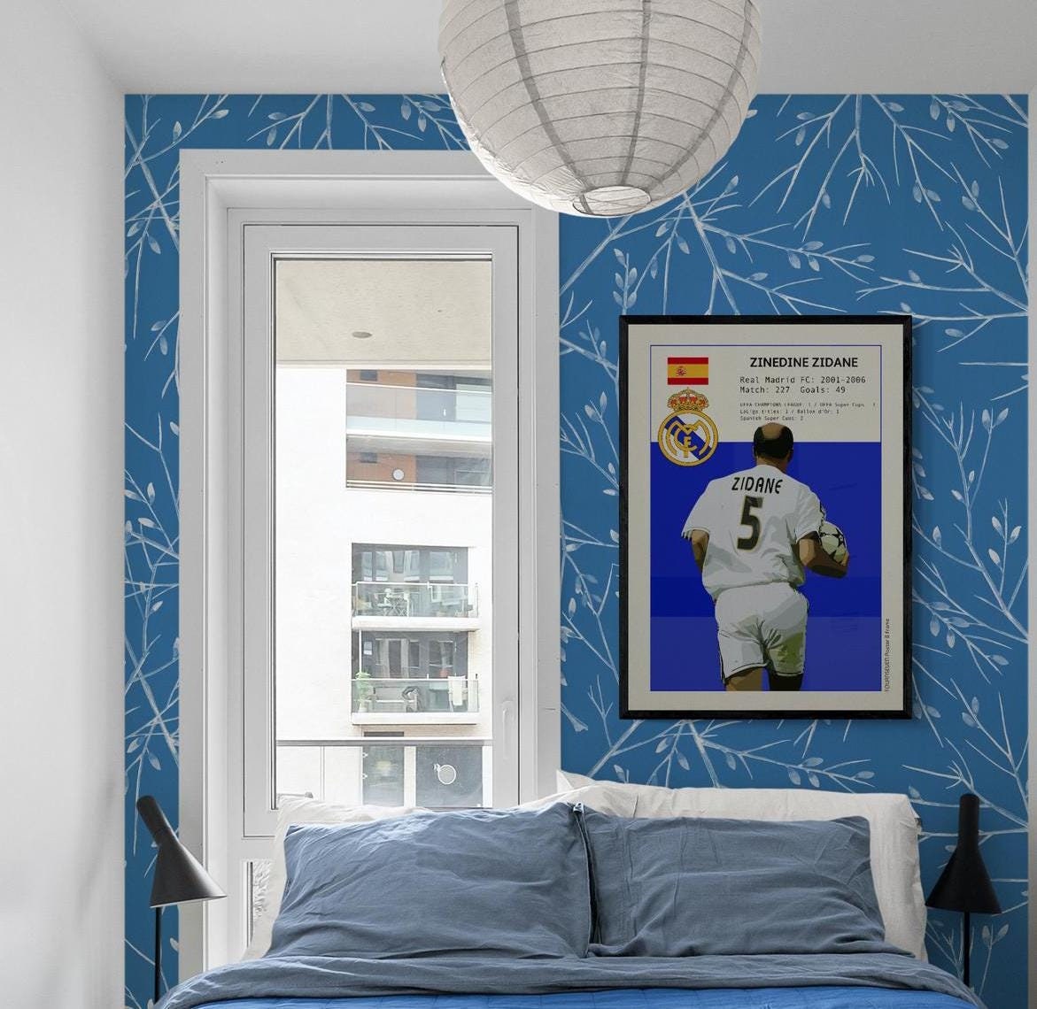 ZINEDINE ZIDANE Real Madrid Poster. Vector File, Svg, Png, Pdf ...