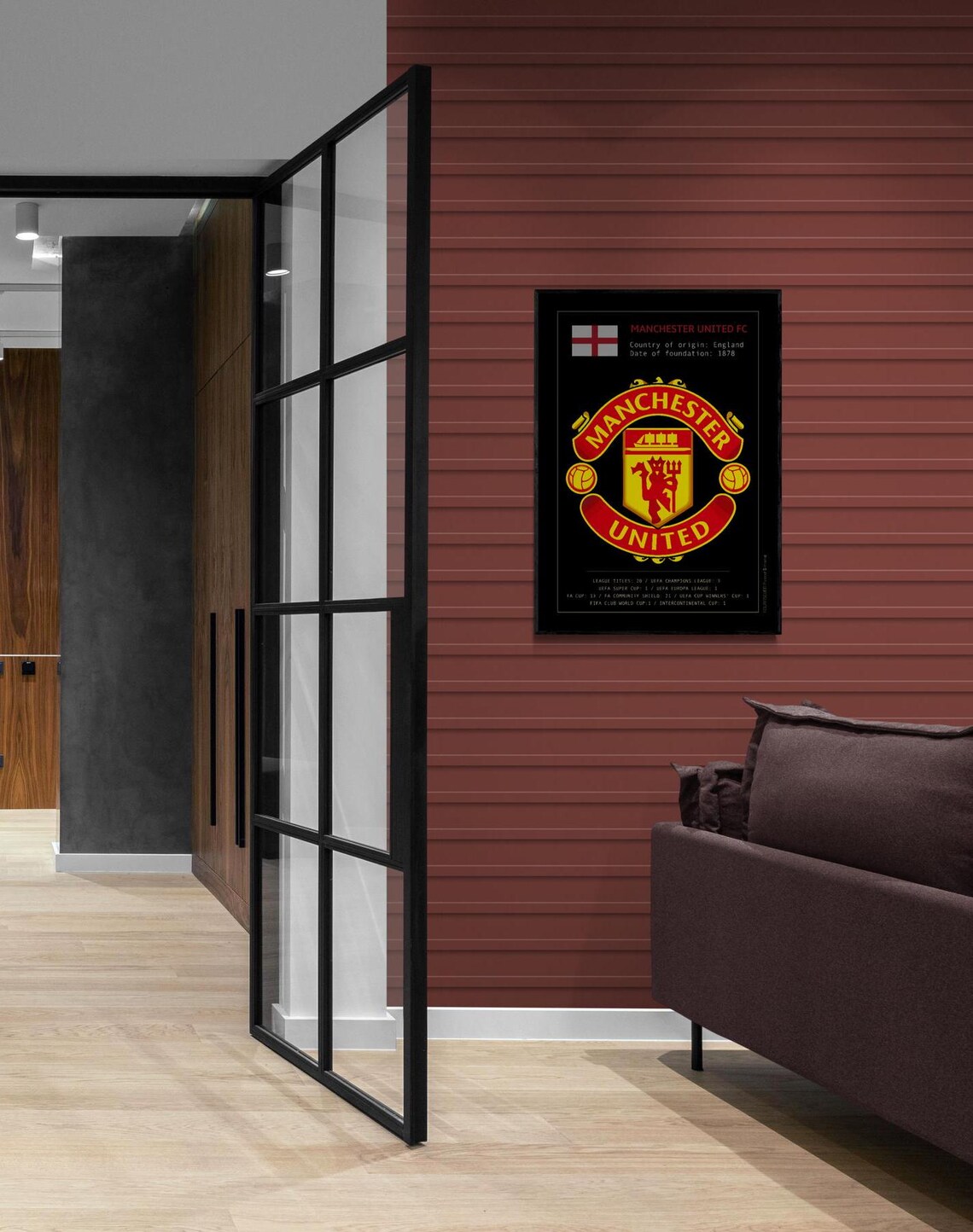 Manchester United FC Poster. Vector File, Svg, Png, Pdf. Printable Wall ...