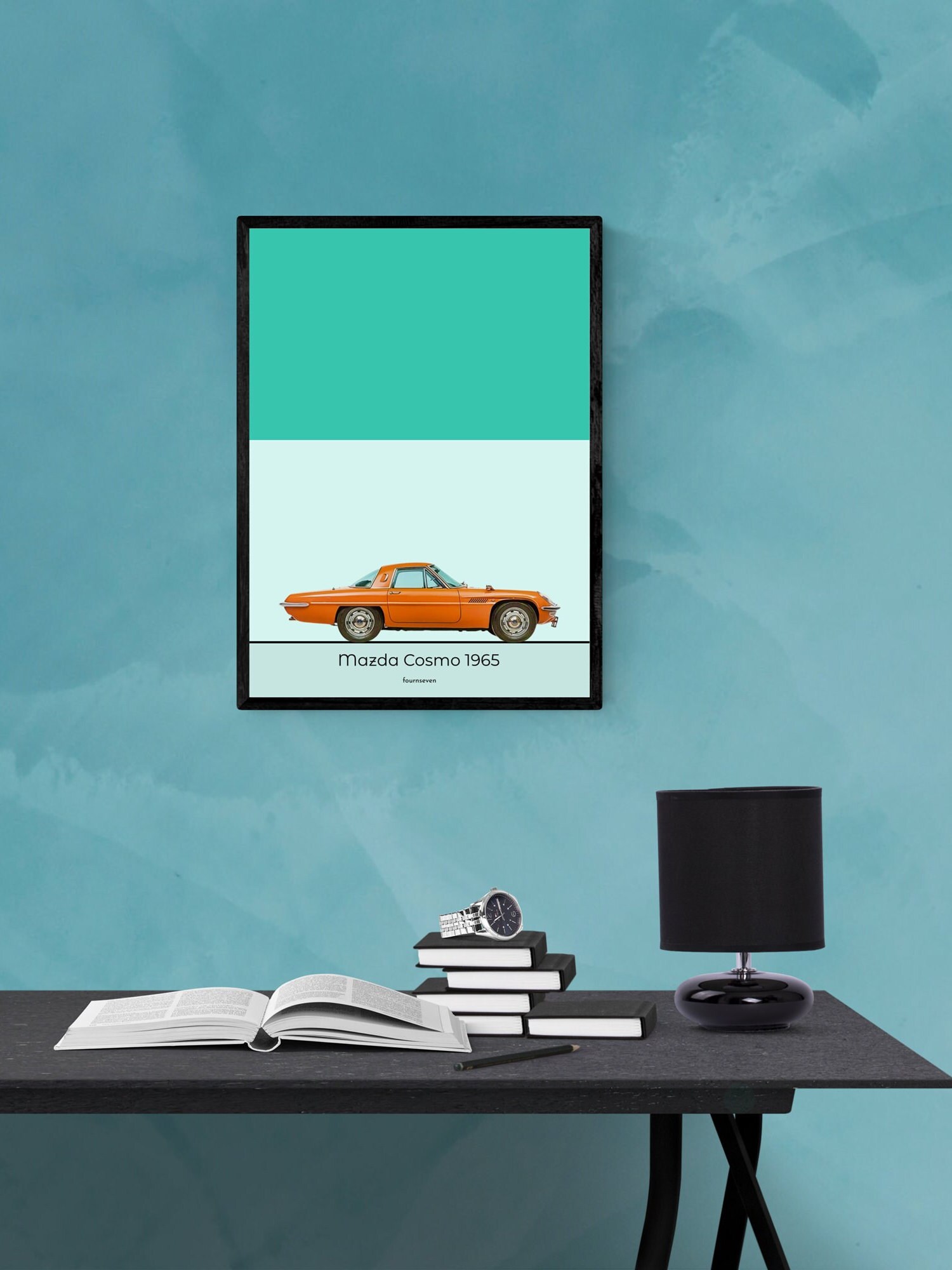 MAZDA COSMO 1965. Classic Mazda Poster. Gift Poster, Printable Wall Art ...