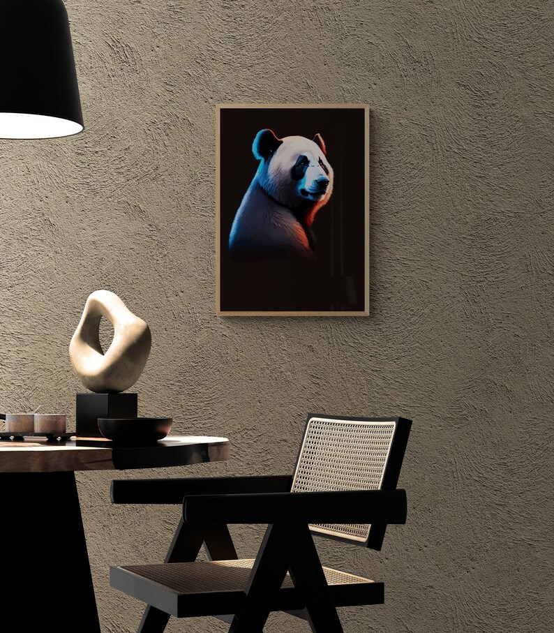 Panda Sketch Poster. Vector File, Png, Pdf. Printable Wall Art. - Etsy