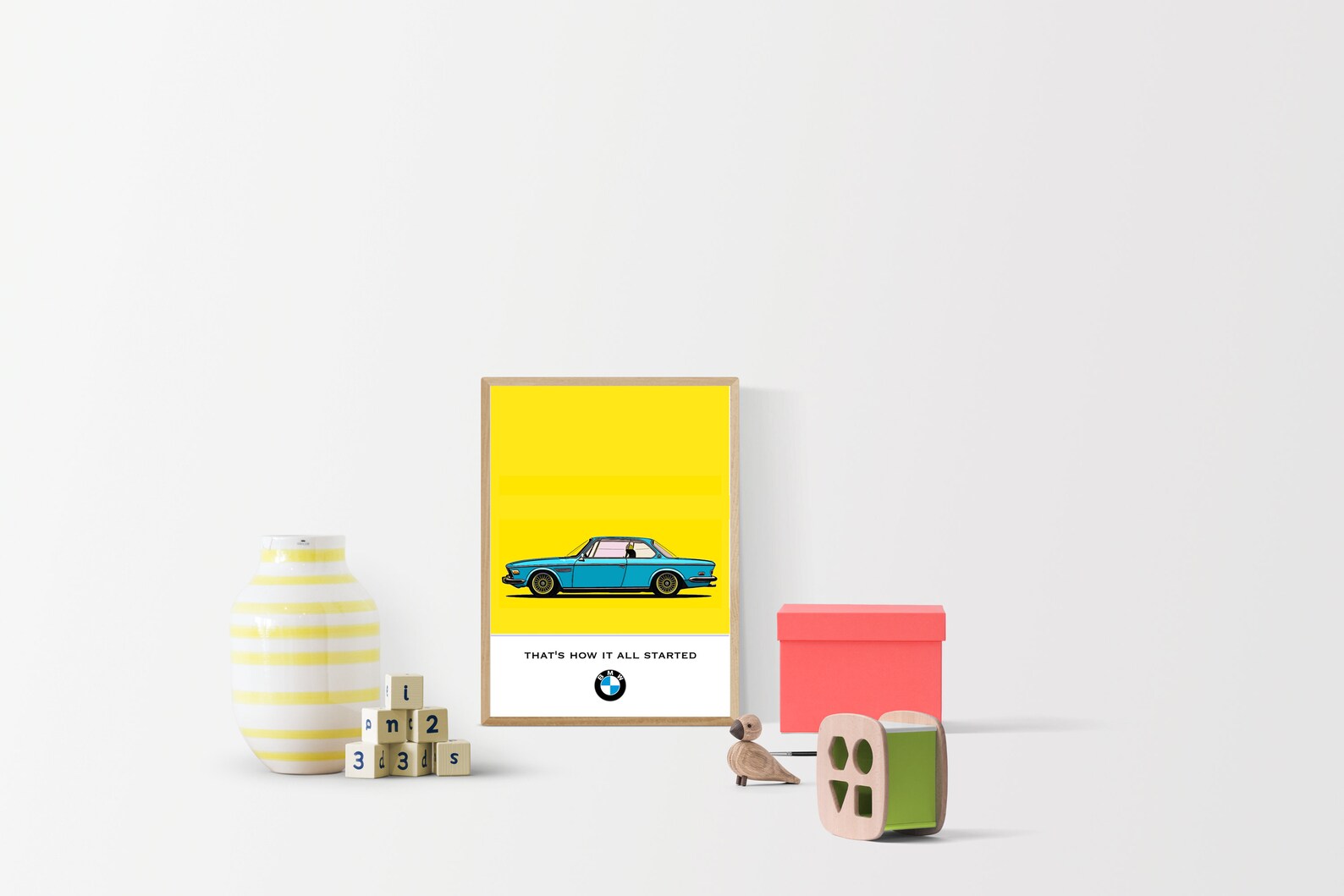 Classic BMW Poster. Printable Wall Poster. Vector File, Svg, Jpeg, Pdf ...