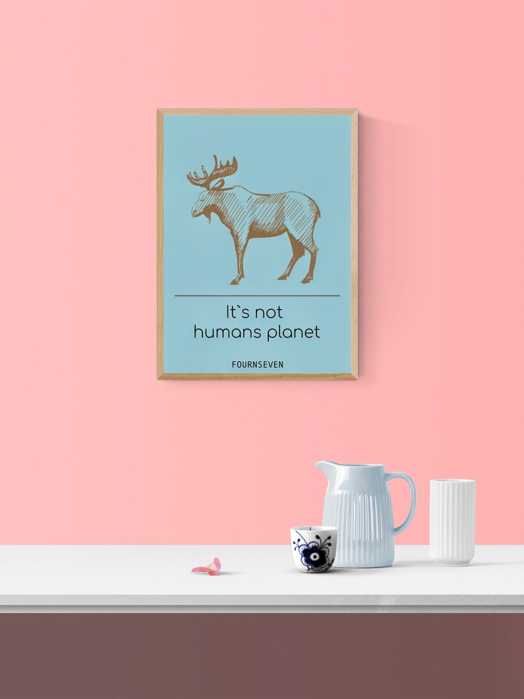 NOT HUMANS PLANET. Vector File, Svg, Png, Pdf. Printable Wall Art. - Etsy