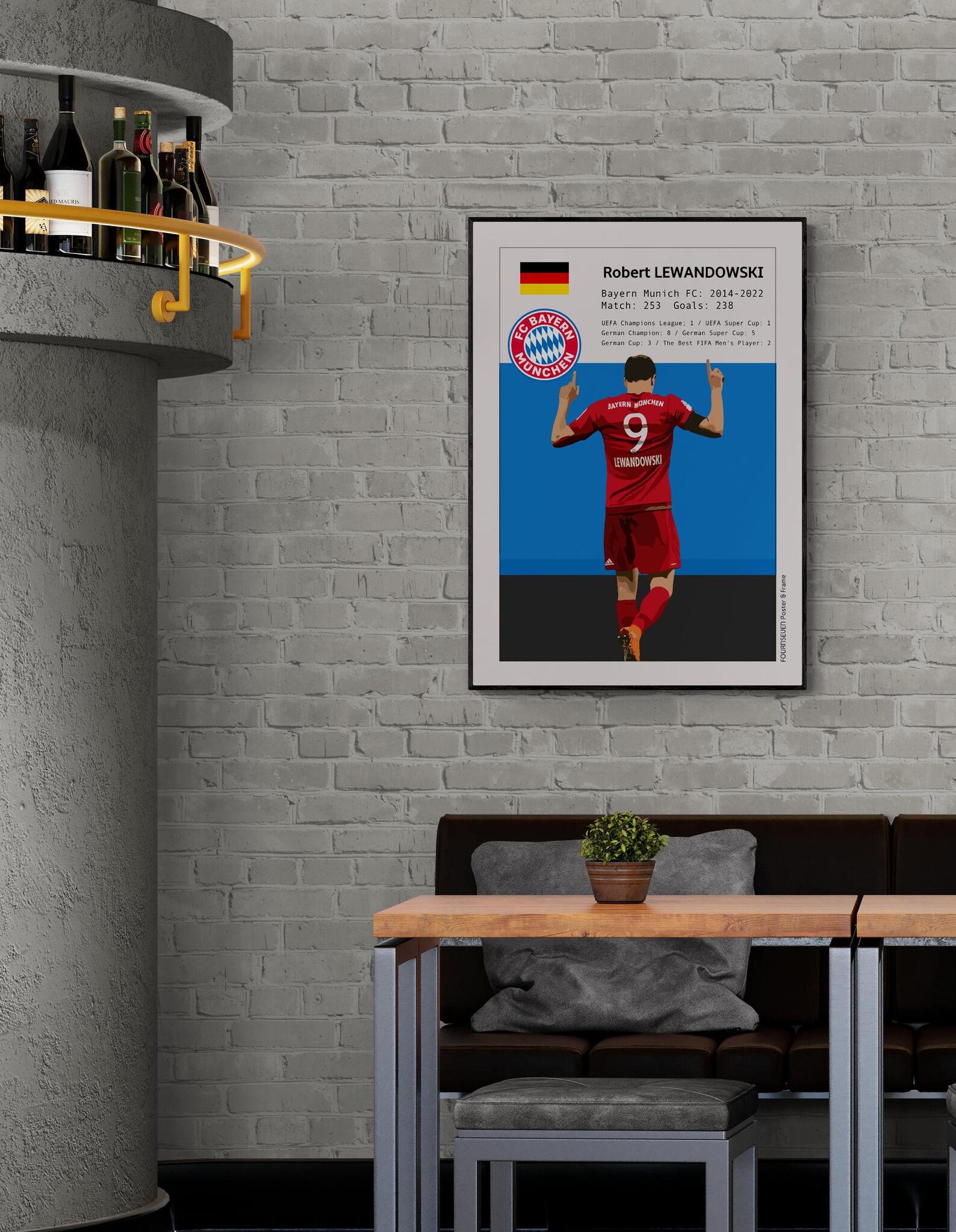 Robert Lewandowski Bayern Munich Poster. Vector File, Svg, Png, Pdf ...