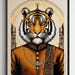 Indian Tiger Portrait Poster. Vector File, Svg, Png, Pdf. Printable ...