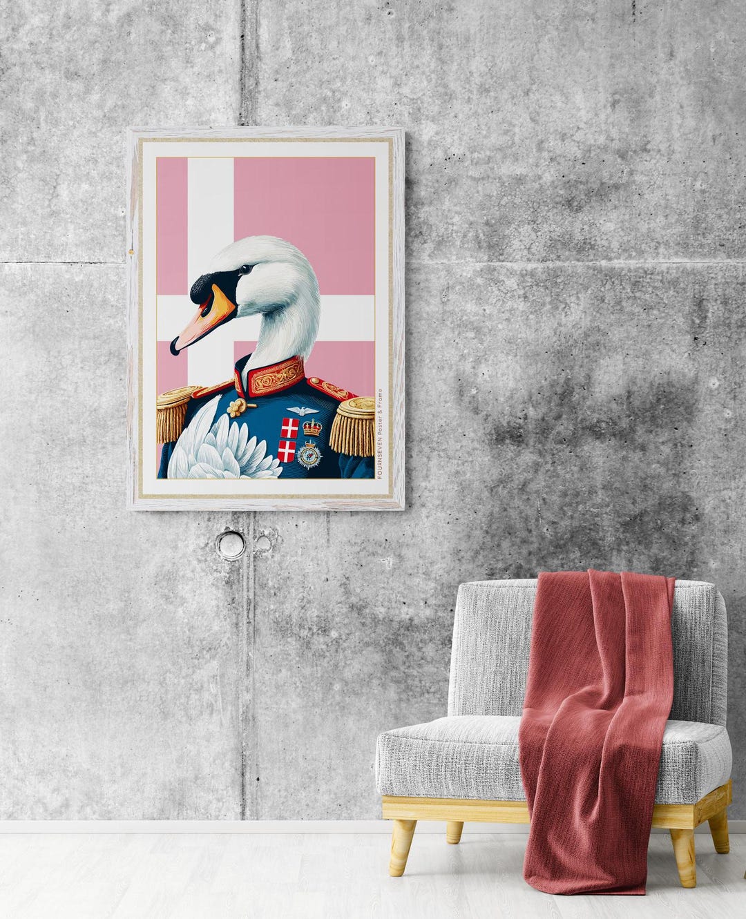 Danish Mute Swan Portrait Poster. Vector File, Svg, Png, Pdf. Printable ...