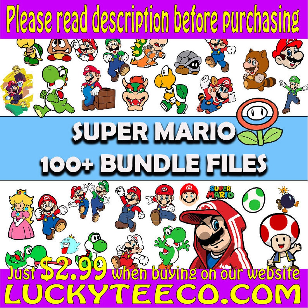 Super Mario PNG Bundle, Super Mario Bundle, Super Mario Transparent PNG ...