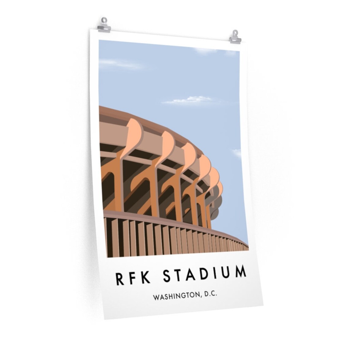 RFK Stadium Poster / DC United Poster / Washington DC Poster - Etsy