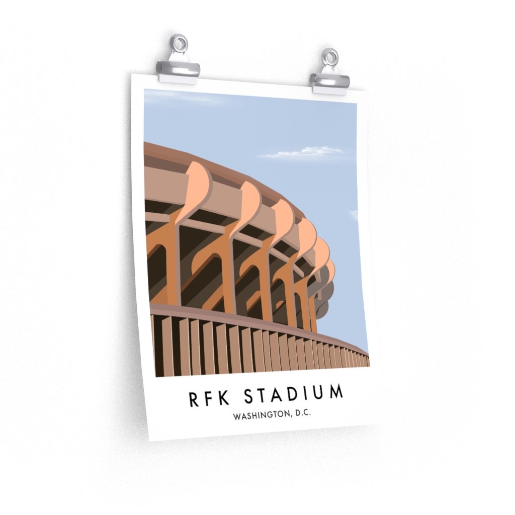 RFK Stadium Poster / DC United Poster / Washington DC Poster - Etsy