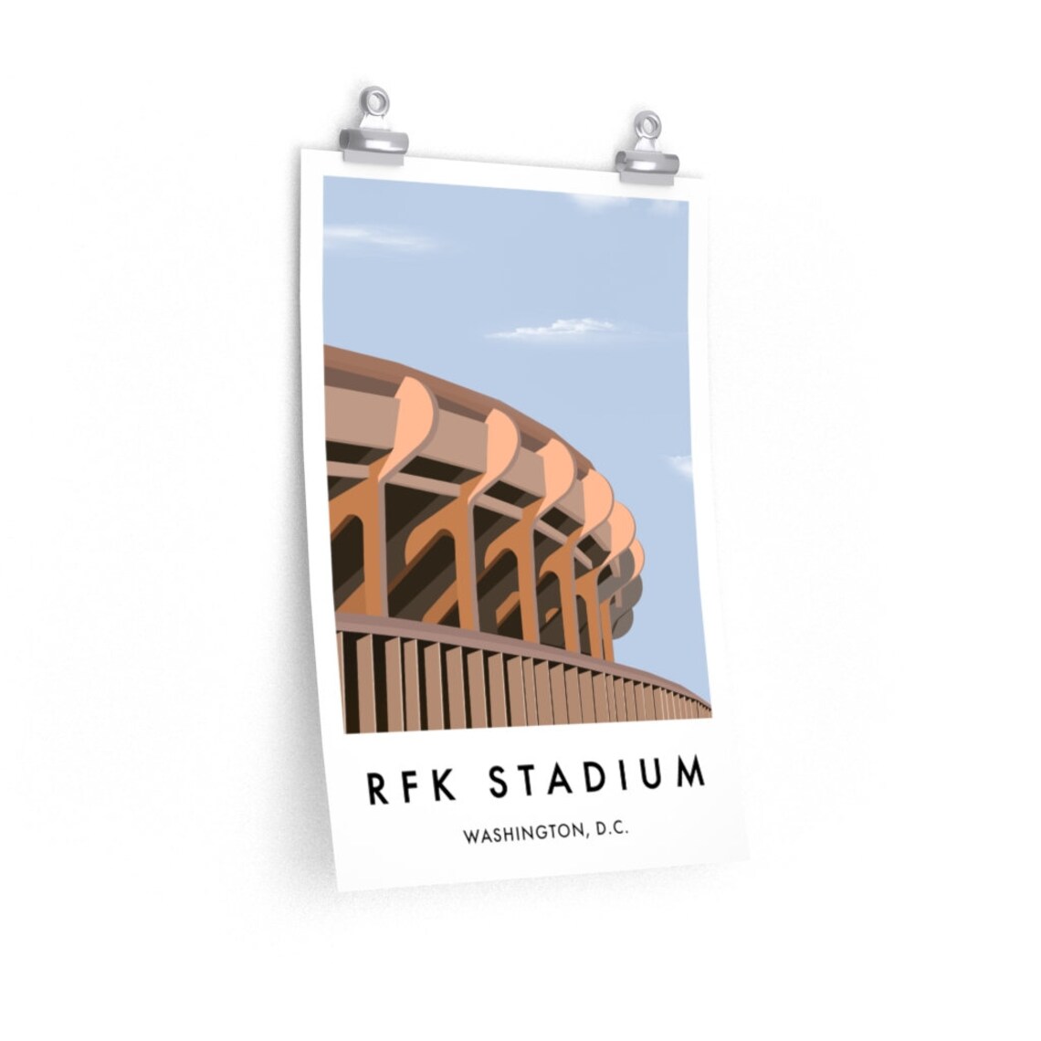RFK Stadium Poster / DC United Poster / Washington DC Poster - Etsy