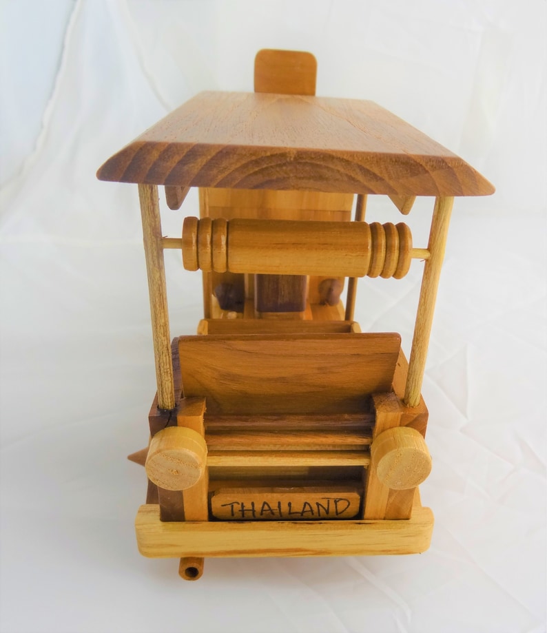 Handmade Wooden Large Wooden TUK TUK Taxi Rickshaw Collectors - Etsy