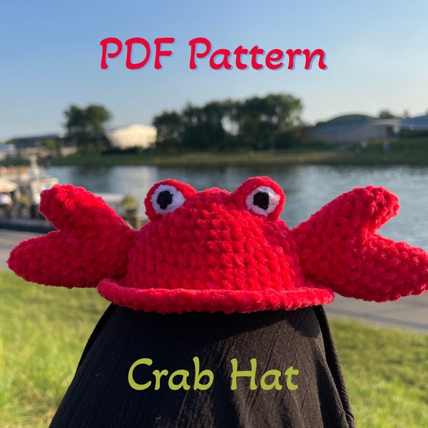 Crab Hat - Etsy