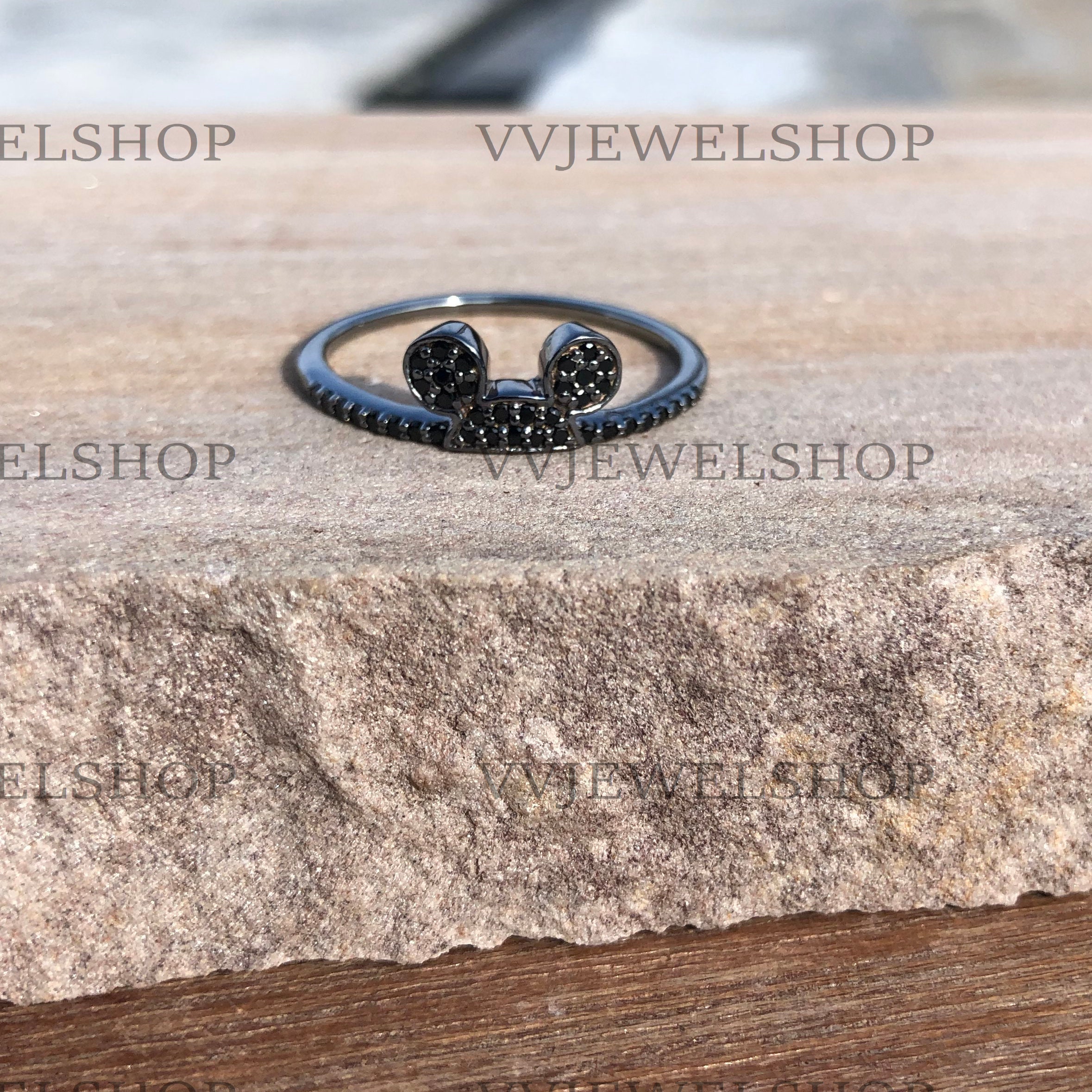 Enchanted Disney Vault Mickey Diamond Ring Enhanced 0.20 Ct - Etsy