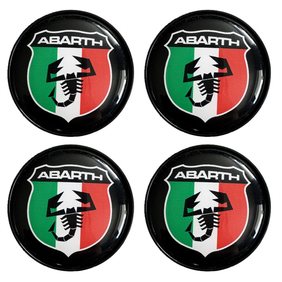 Wheel Caps Abarth Fiat 4 Piece Set Sport Logo 56/60mm - Etsy
