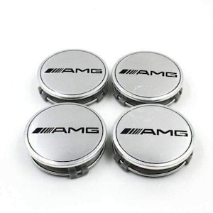 4x 75mm AMG Wheel Center Caps Fit for Mercedes-benz - Etsy