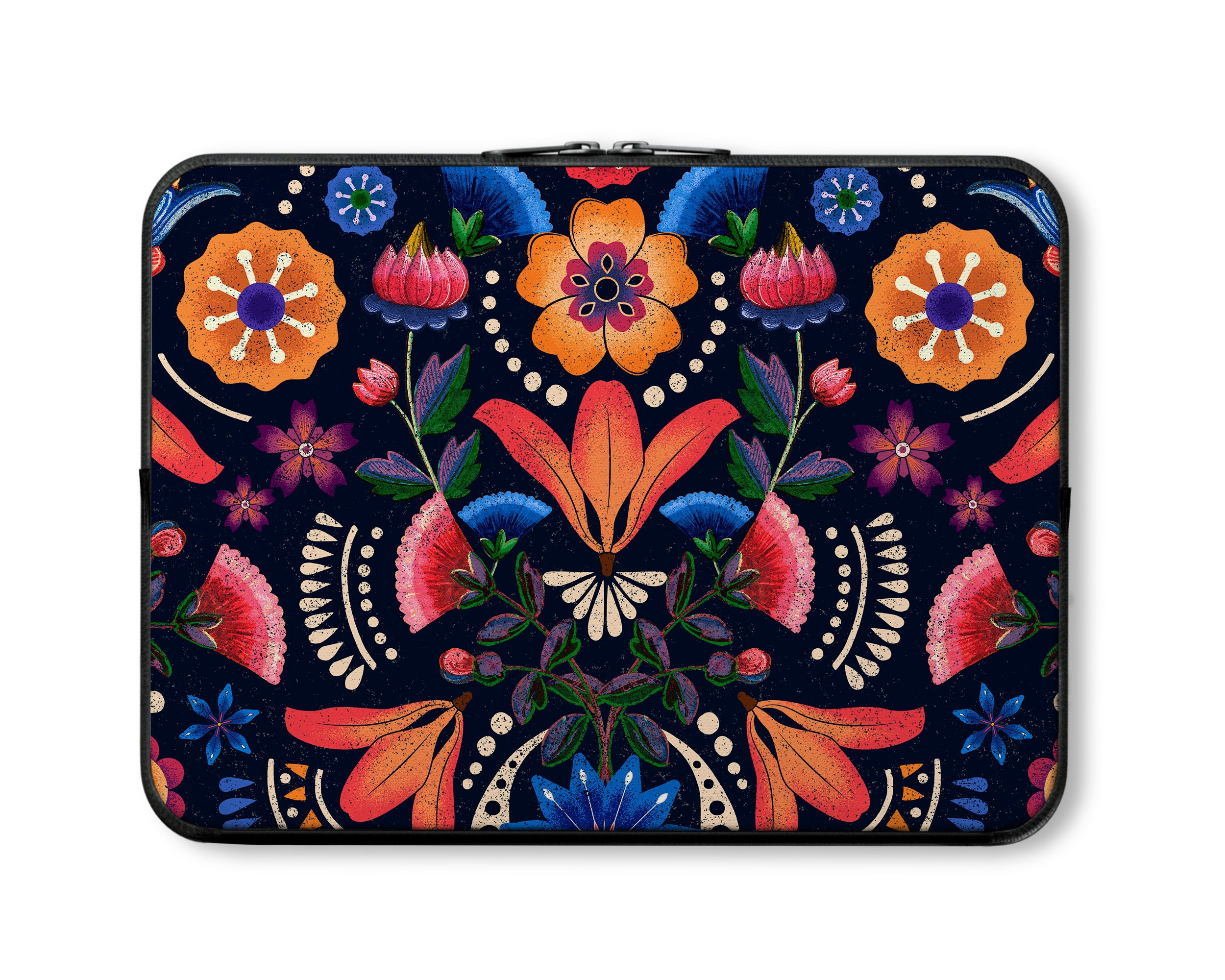Flowers Laptop Sleeve Abstract Laptop Sleeve Floral Laptop - Etsy UK