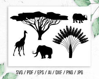 African Tree Svg - Etsy