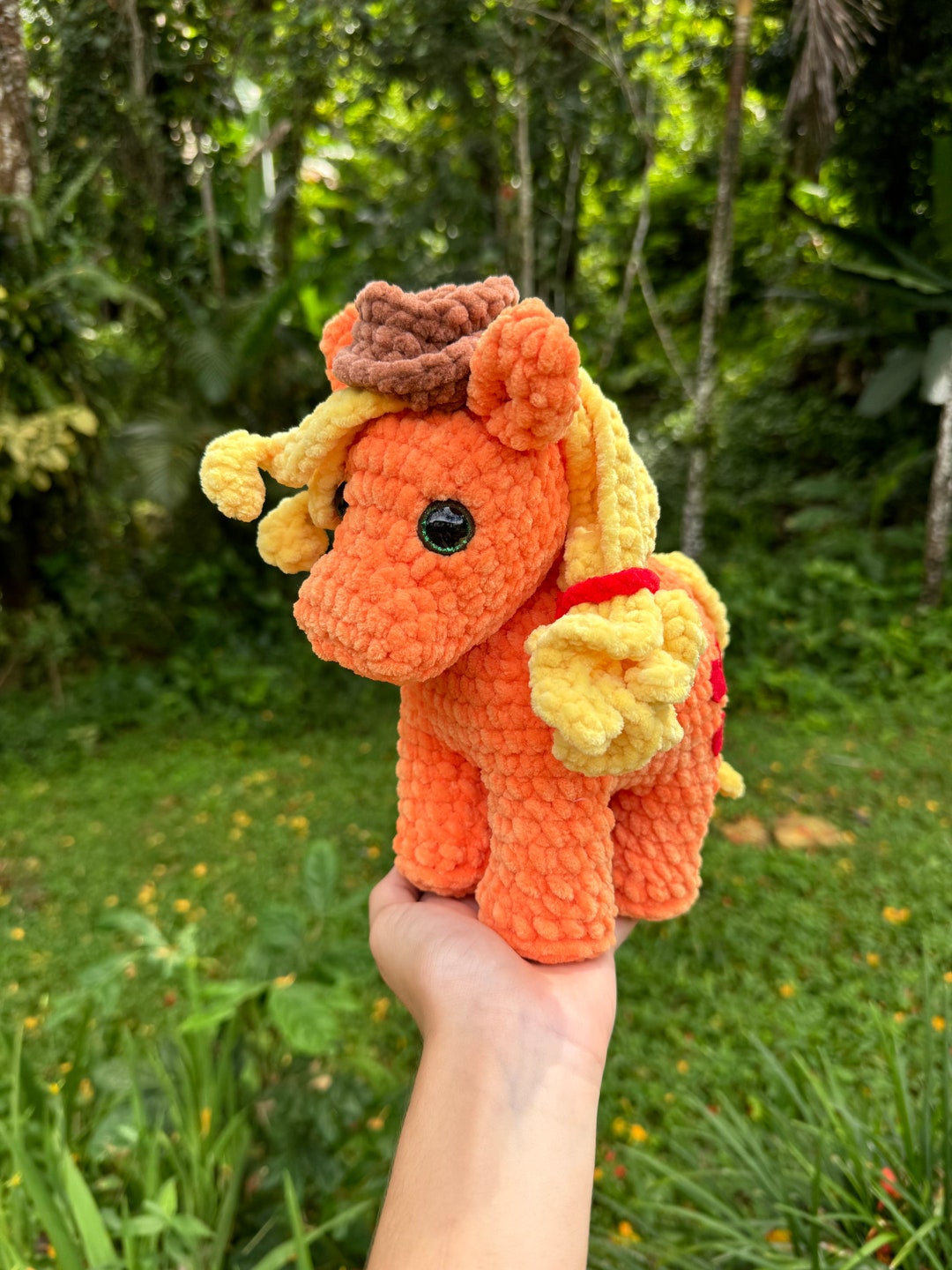 Crochet Apple-jack From My Little Pony Orange Pony Apple Gift Birthday ...