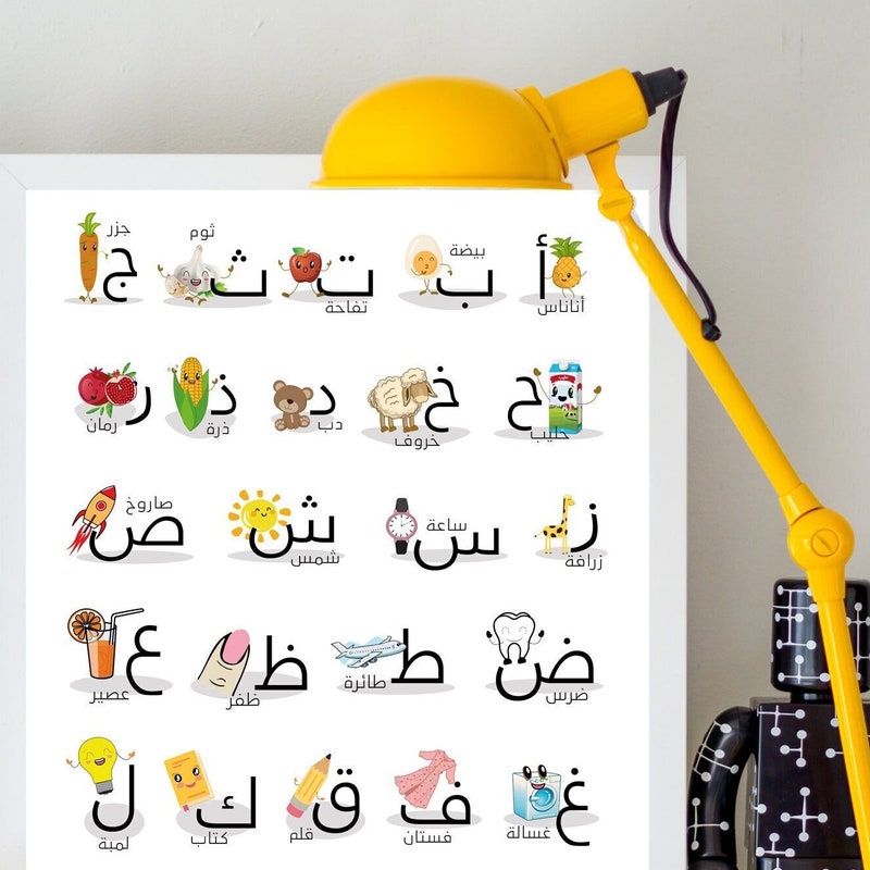 Arabic Alphabet - Etsy