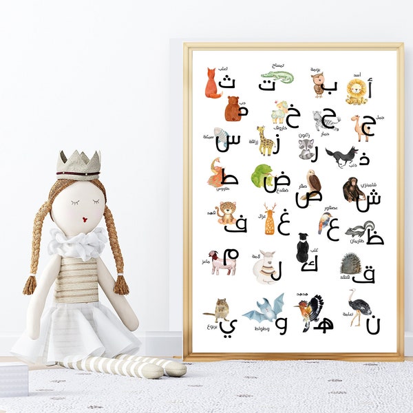 Arabic Alphabet - Etsy