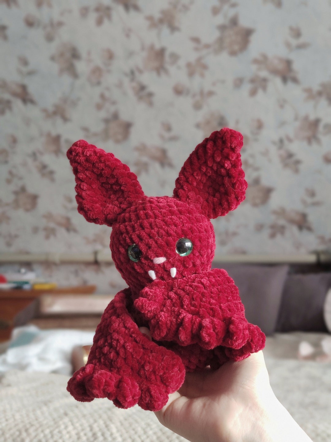 Bat Plush Toy Bat Stuffed Animal Cute Kawaii Plush Bat Decor - Etsy