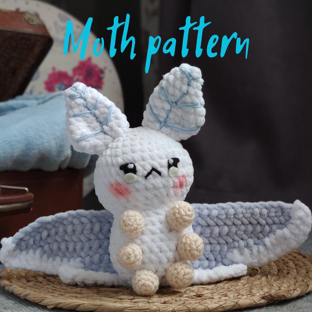 Pattern Crochet Moth Plush Amigurumi Crochet Amigurumi Pattern - Etsy