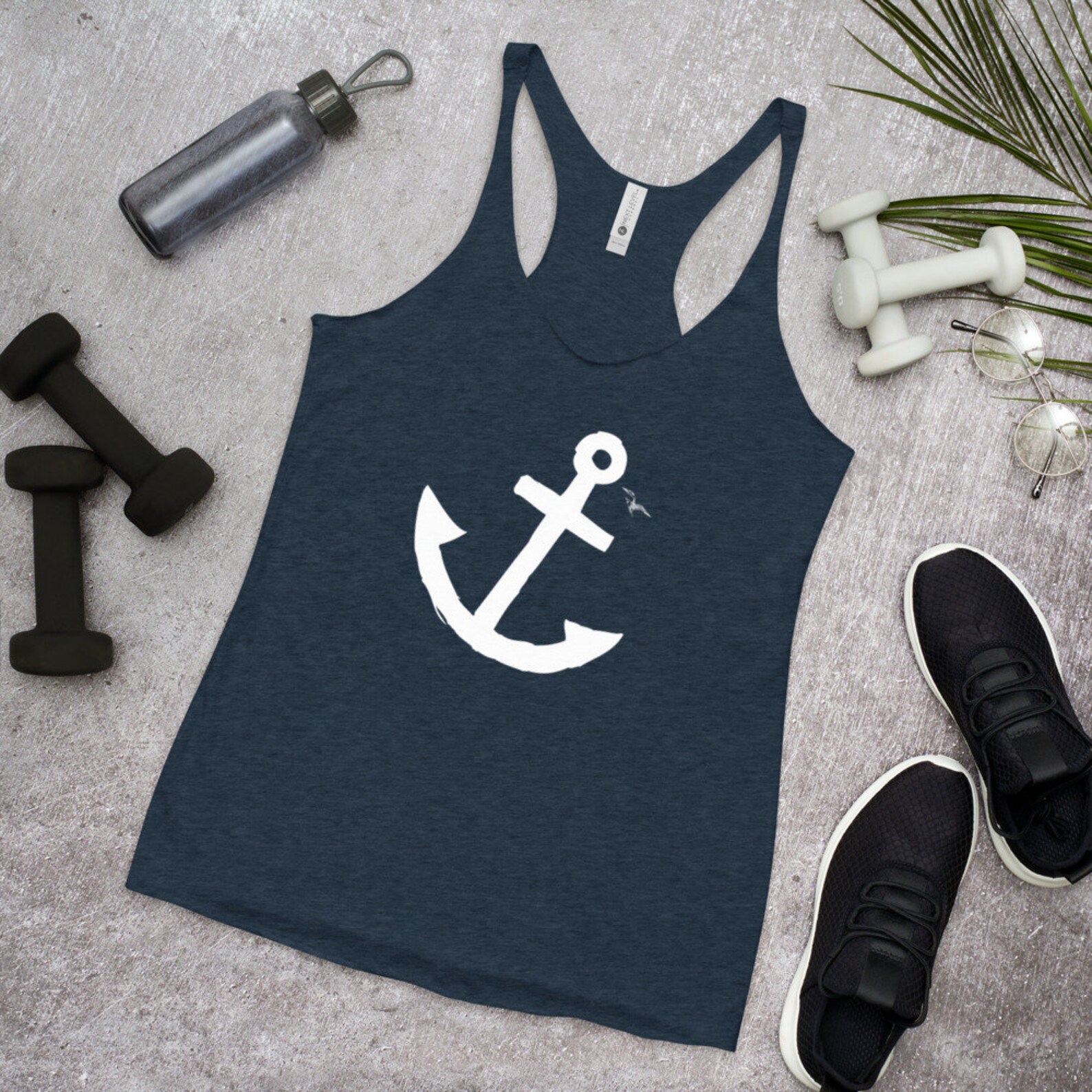 Anchor Tank, Seaside Tank, Nautical Tank, Ahoy Anchor Tank, Cute Summer ...