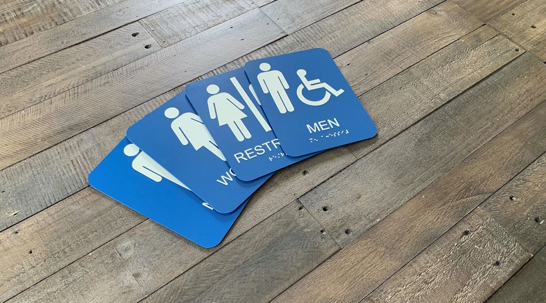 ADA Compliant Signs / 9 Popular Designs / Fast Shipping - Etsy