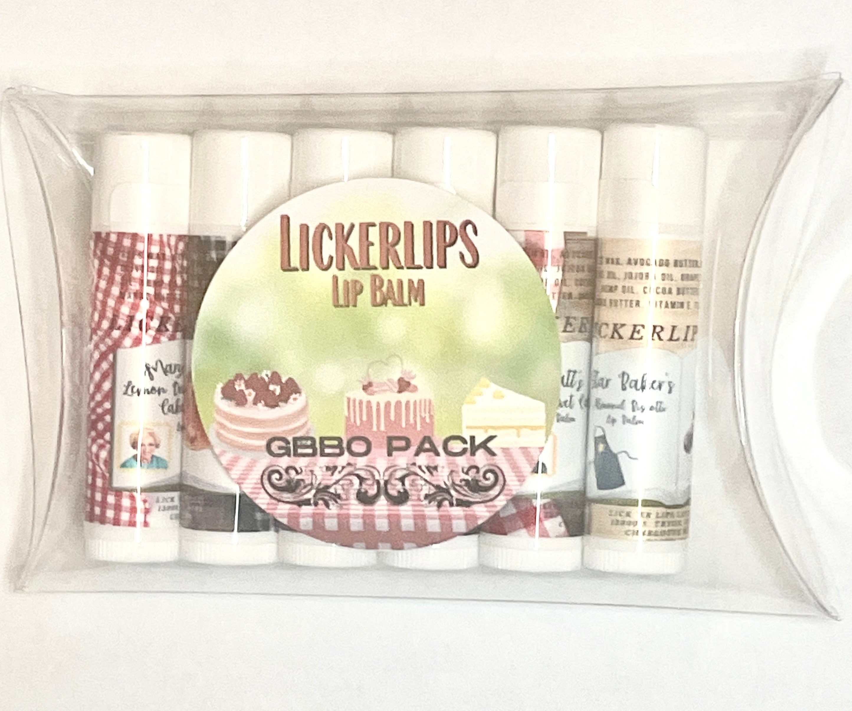 The Great British Bake off Lip Balm Set Six Bake Show Lip - Etsy