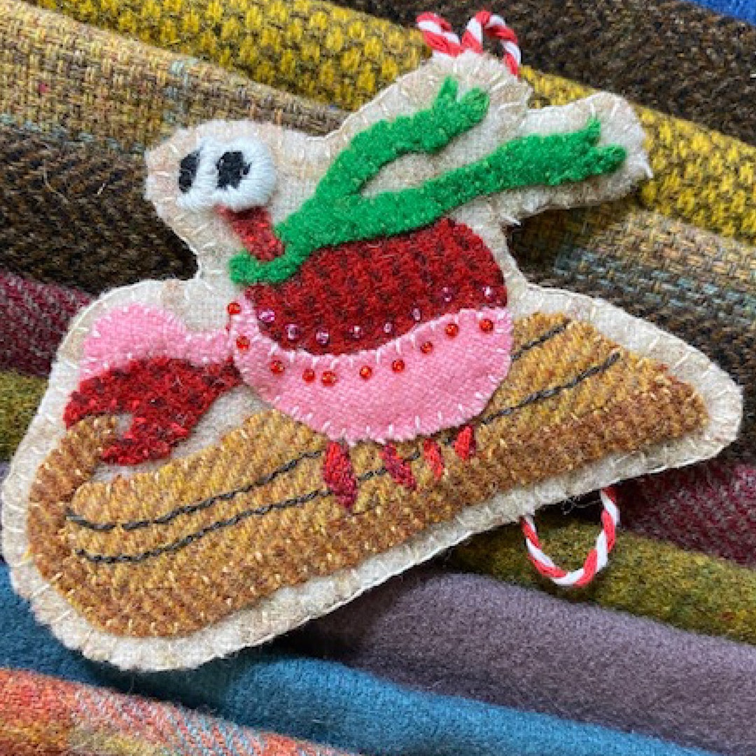 Wool Applique Christmas Ornament DIGITAL DOWNLOAD Pattern Christmas by ...
