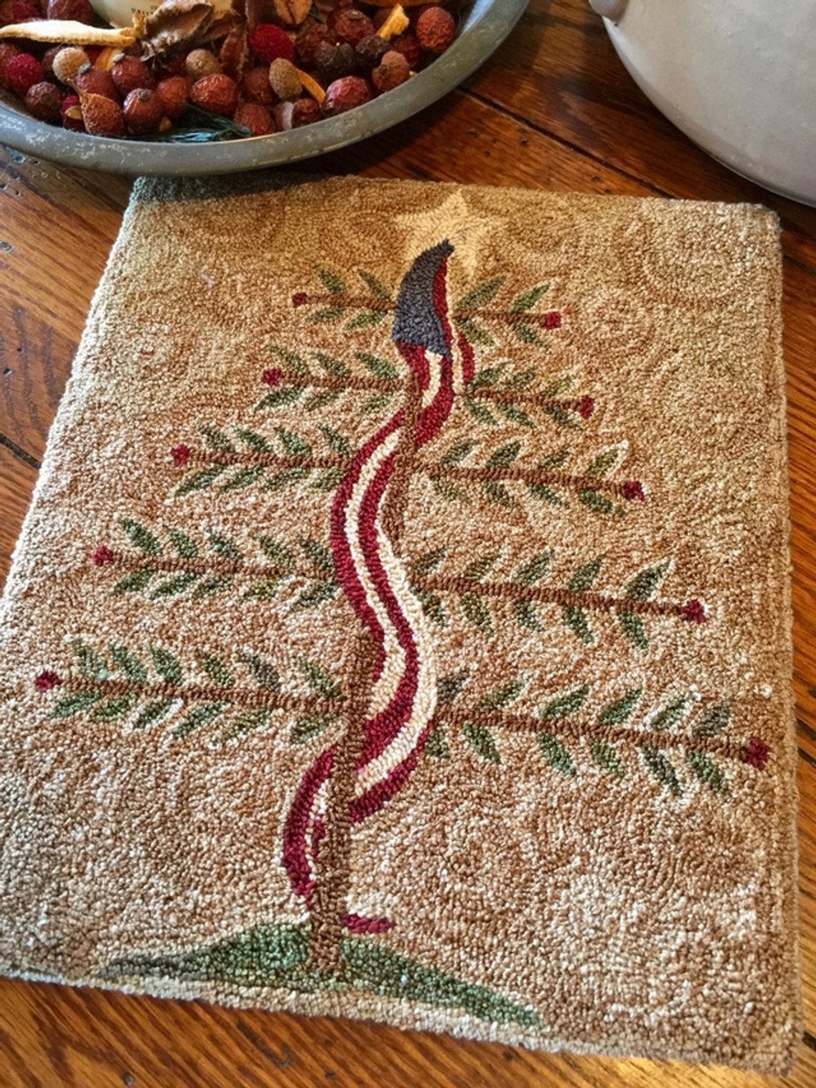 Punch Needle Pattern Old Glory Tree by Old Tattered Flag Pattern ...