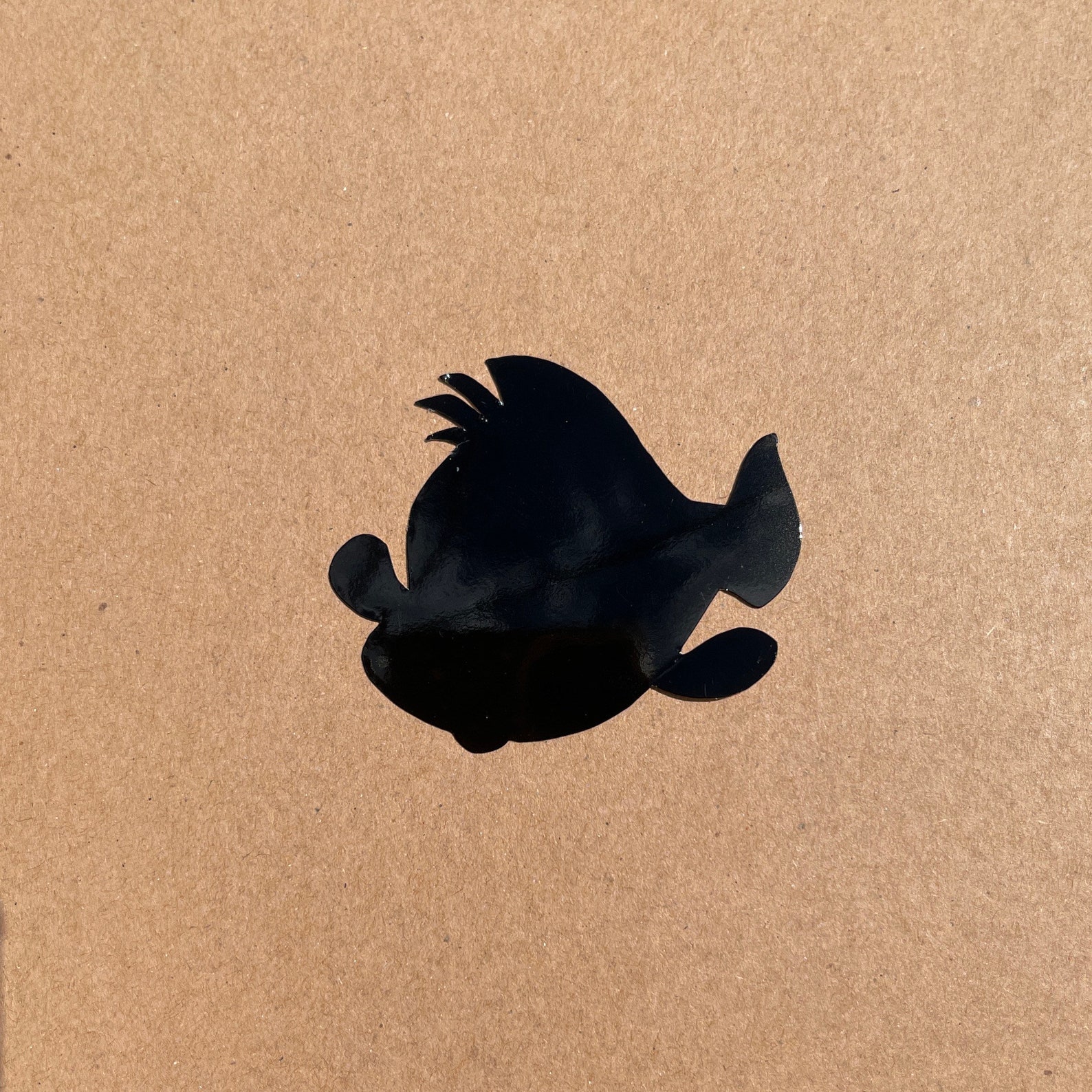 Little Mermaid Flounder Silhouette Sticker - Etsy