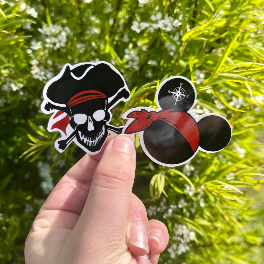 Pirates of the Caribbean Sticker/ Magnet pack of 2 - Etsy