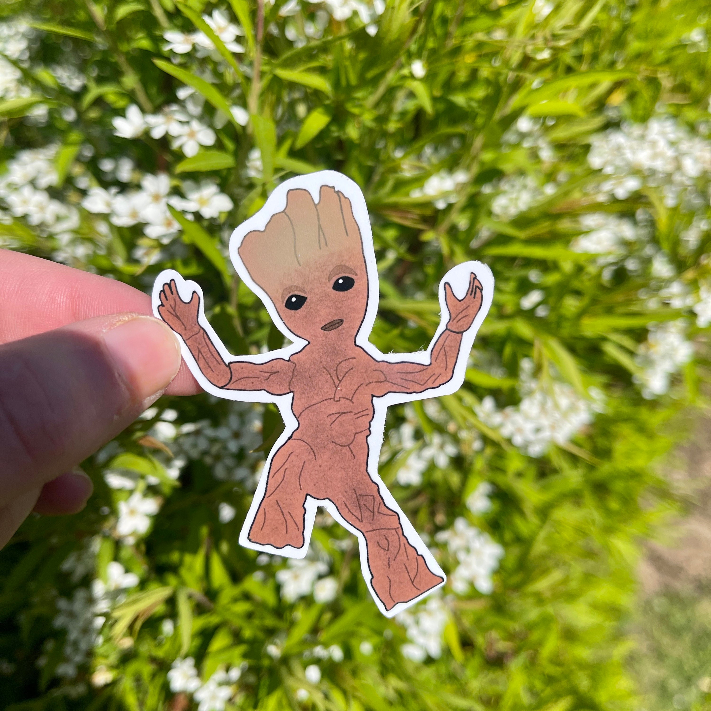 Baby Groot Sticker/ Magnet | Etsy