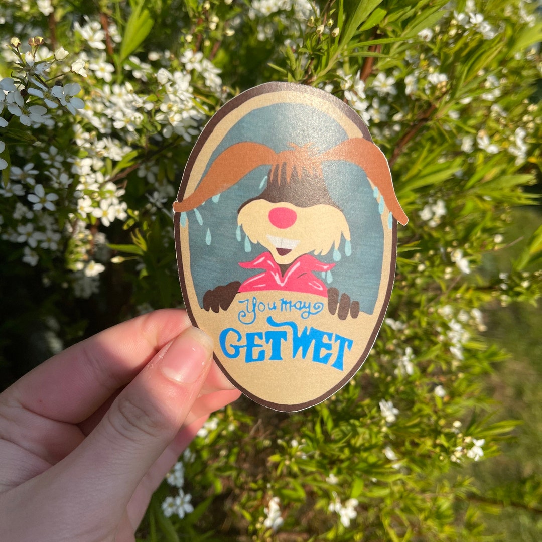 Splash Mountain you May Get Wet Sticker / Magnet - Etsy