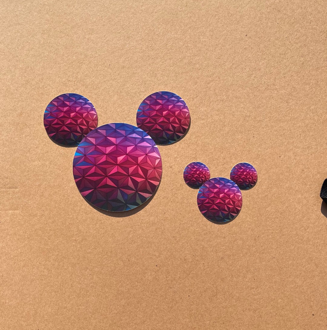Mickey Epcot Ball Sticker/ Magnet pack of 2 - Etsy