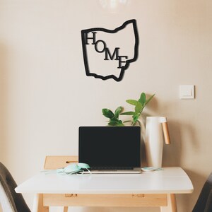Ohio Home Sign, Metal Home & Wall Decor, State of Ohio, Made in USA - Etsy
