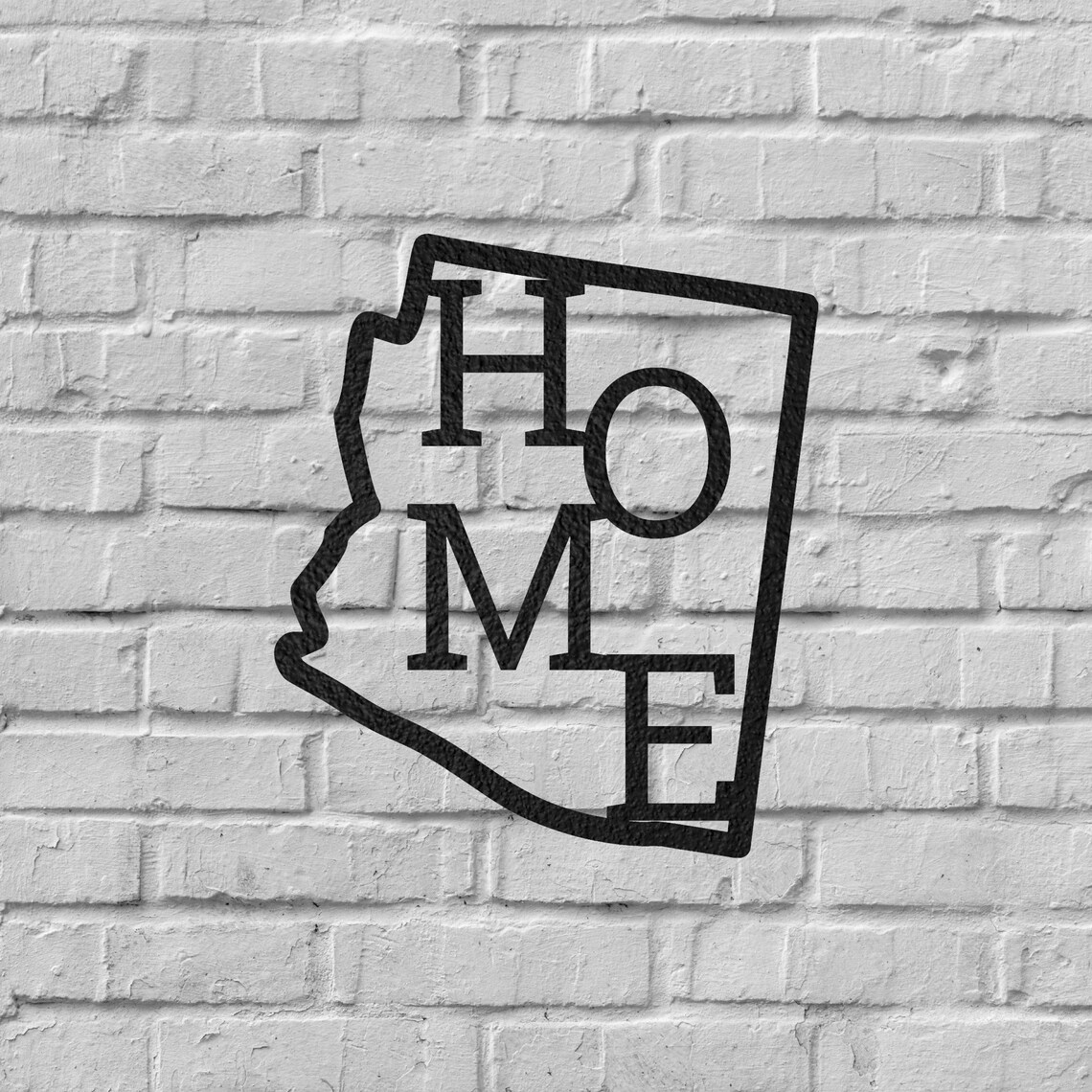 Arizona Home Sign Metal Home & Wall Decor State of Arizona - Etsy