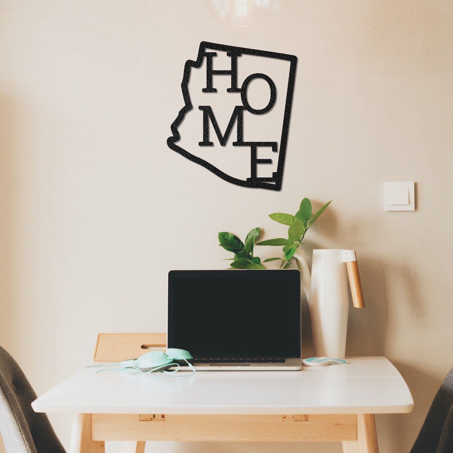 Arizona Home Sign Metal Home & Wall Decor State of Arizona - Etsy