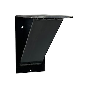 Floating Shelf Bracket, 4 Inch Wide, Heavy Duty Steel Shelving Support ...