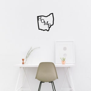 Ohio Home Sign, Metal Home & Wall Decor, State of Ohio, Made in USA - Etsy