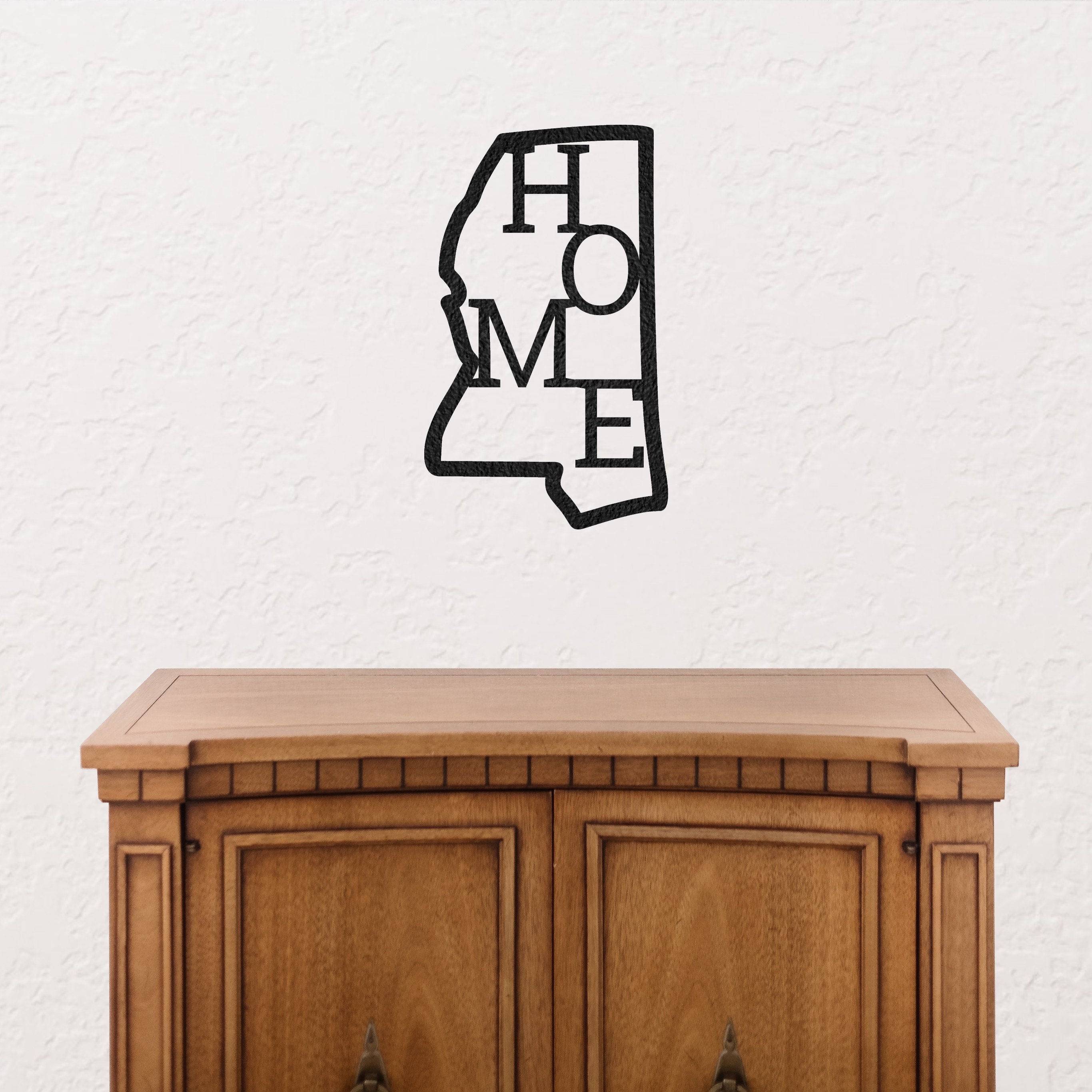 Mississippi Home Sign, Metal Home & Wall Decor, State of Mississippi ...