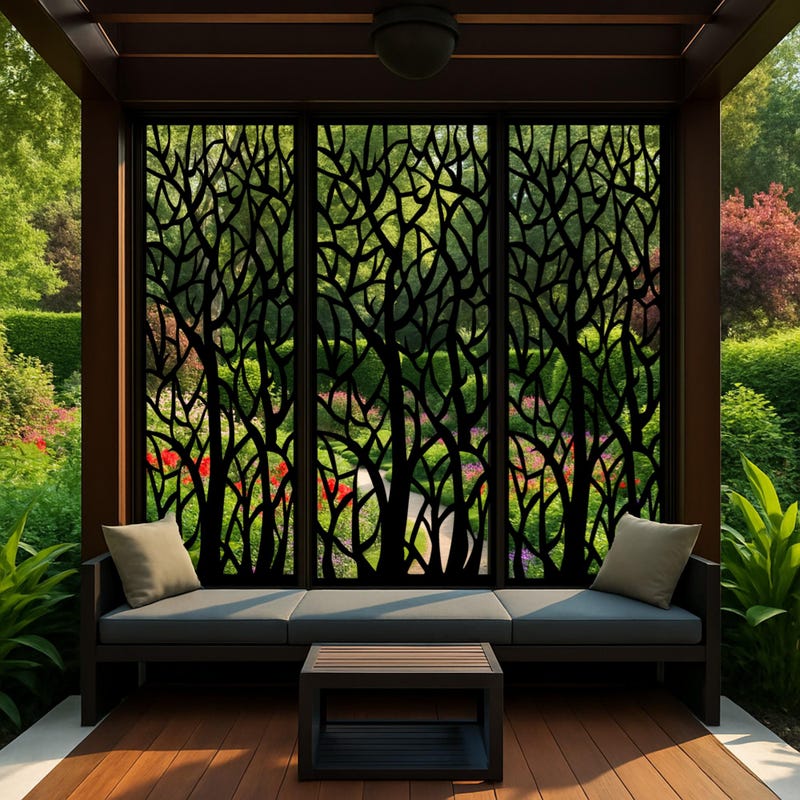Metal Privacy Screen - Etsy