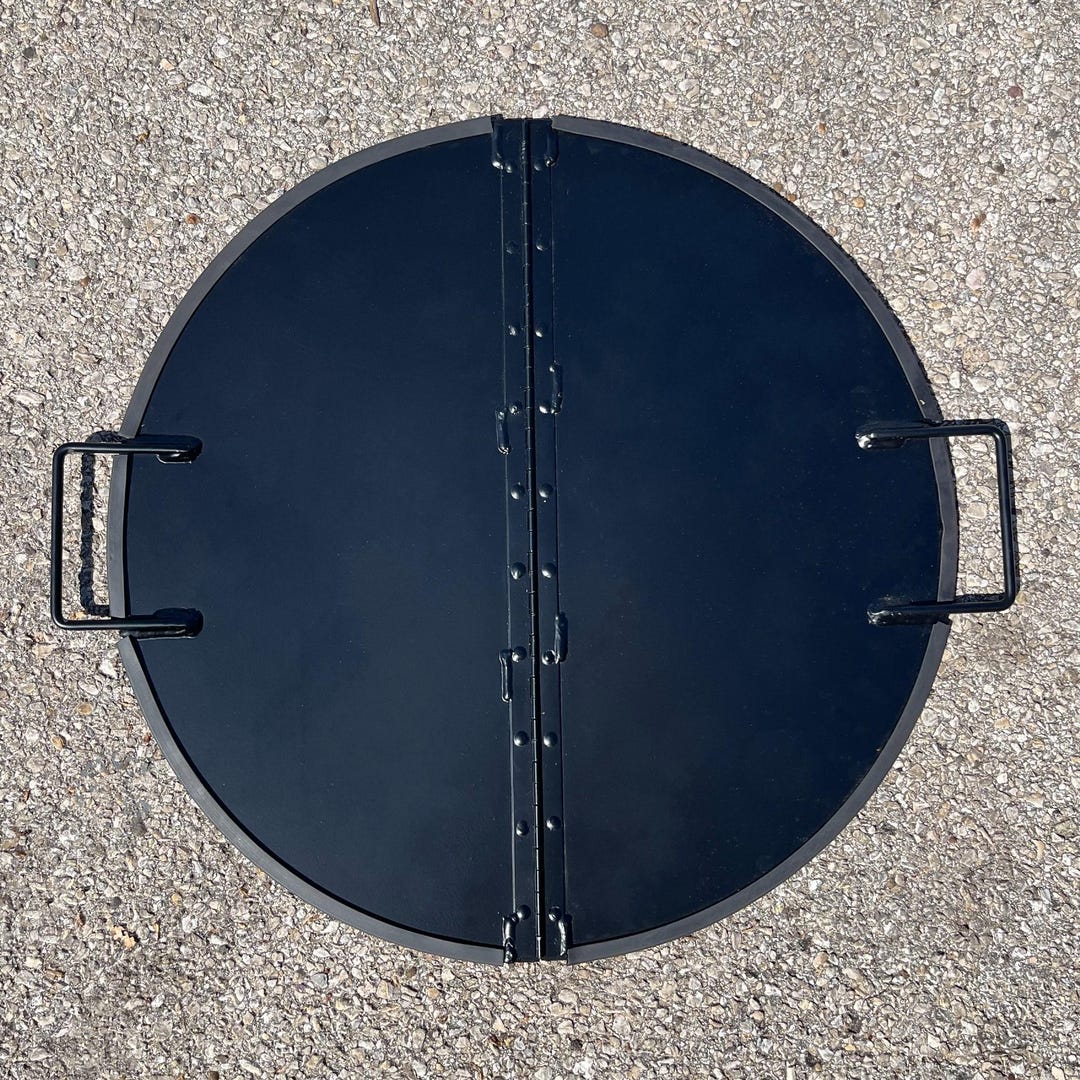 Foldable Fire Pit Snuffer, Premium Durable Firepit Cover, High ...