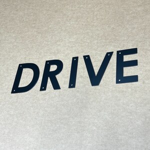 Modern Metal House Numbers and Letters, Customized Sleek Individual ...