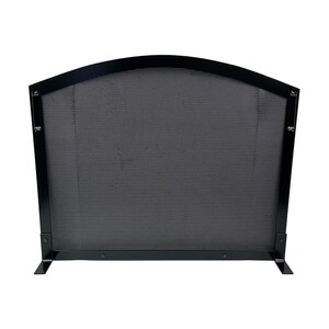 Custom Arched Fireplace Screen, Simple Curved Design, Custom Sizes to ...