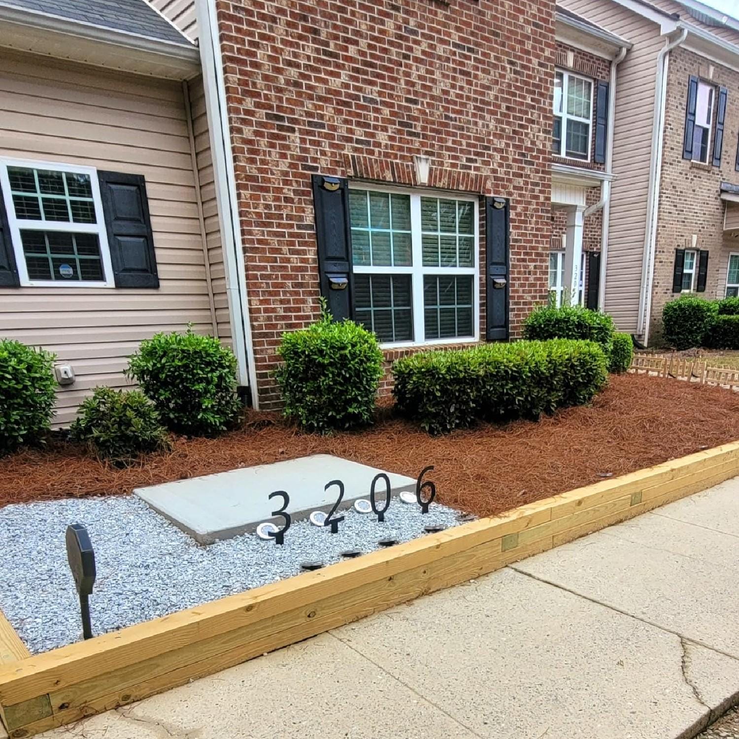 Lawn House Number Stakes, Free Standing Individual Lawn Stake House ...