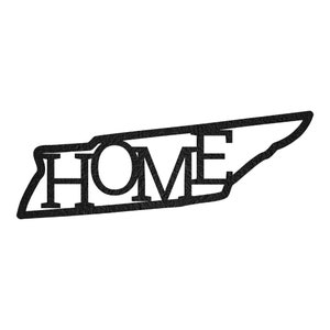 Tennessee Home Sign, Metal Home & Wall Decor, State of Tennessee, Made ...